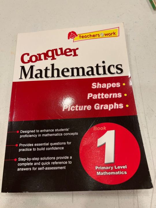 Conquer Mathematics Book 1: Shapes, Patterns, Picture Graphs | Lazada PH