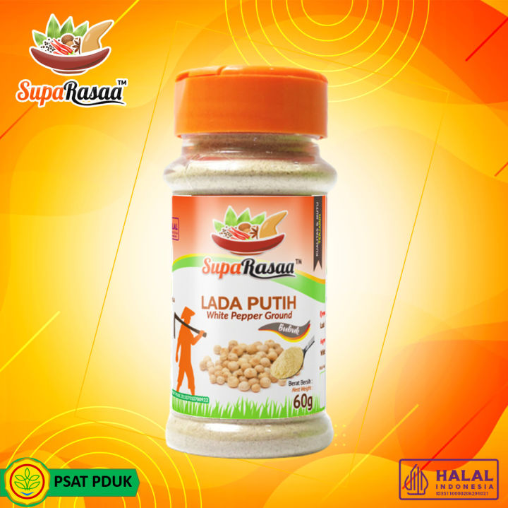 Lada Putih Bubuk SupaRasaa Botol 60Gr | Lazada Indonesia