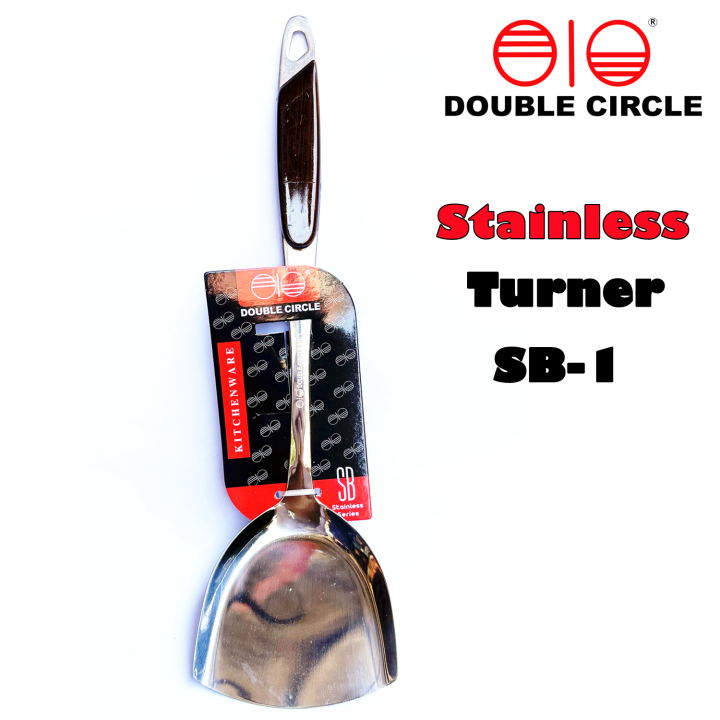 Double Circle Stainless Turner Kitchen Utensils and Kitchen Tools DCSB ...