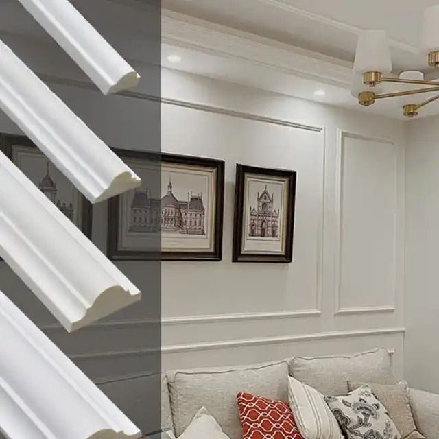 Lis List Border Profil Wall Moulding/Molding PVC Dekorasi Hiasan ...
