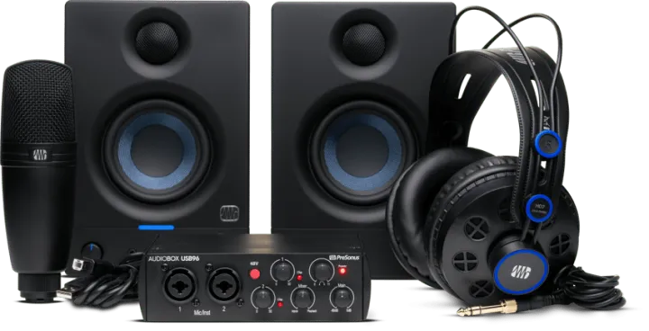 PreSonus AudioBox USB 96K Complete Bundle complete recording kit *NEW ...