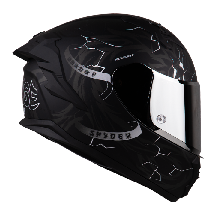 Spyder Rogue+ GD - RAVAGE S5 Full Face Dual Visor Helmet (FREE Clear ...