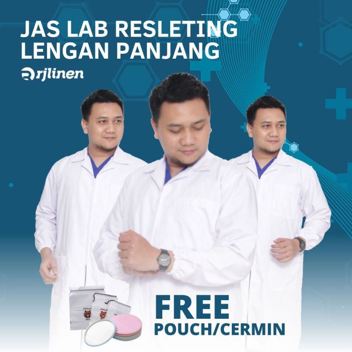JAS LAB RESLETING / JAS LABORATORIUM LENGAN PANJANG / JAS PRAKTEK ...