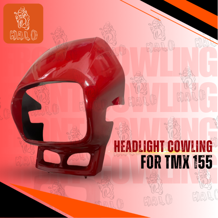 [HALO MOTOR] FRONT COWLING TMX155 MOTORCYCLE WITH STICKER | Lazada PH