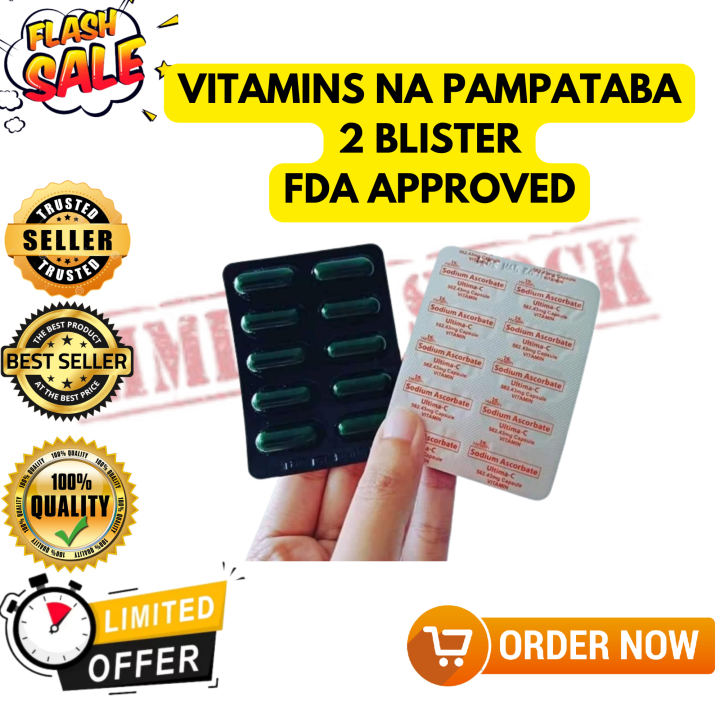 VITAMINS NA PAMPATABA FOR KIDS AND ADULTS 20 CAPSULE( 2 BLISTER ...