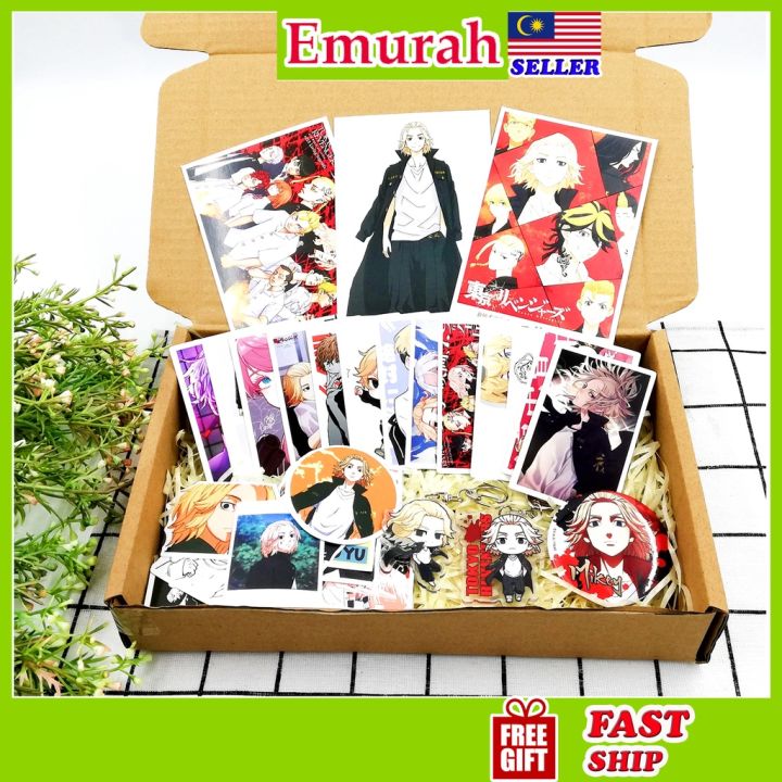 Tokyo Revengers GIFT BOX Present Birthday gift set anime manga | Lazada