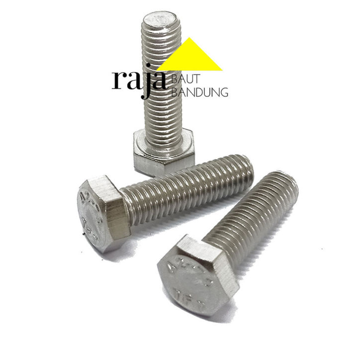 BAUT M16 STAINLESS STEEL 304 BAUT HEXAGON KUNCI 24 ANTI KARAT | Lazada ...
