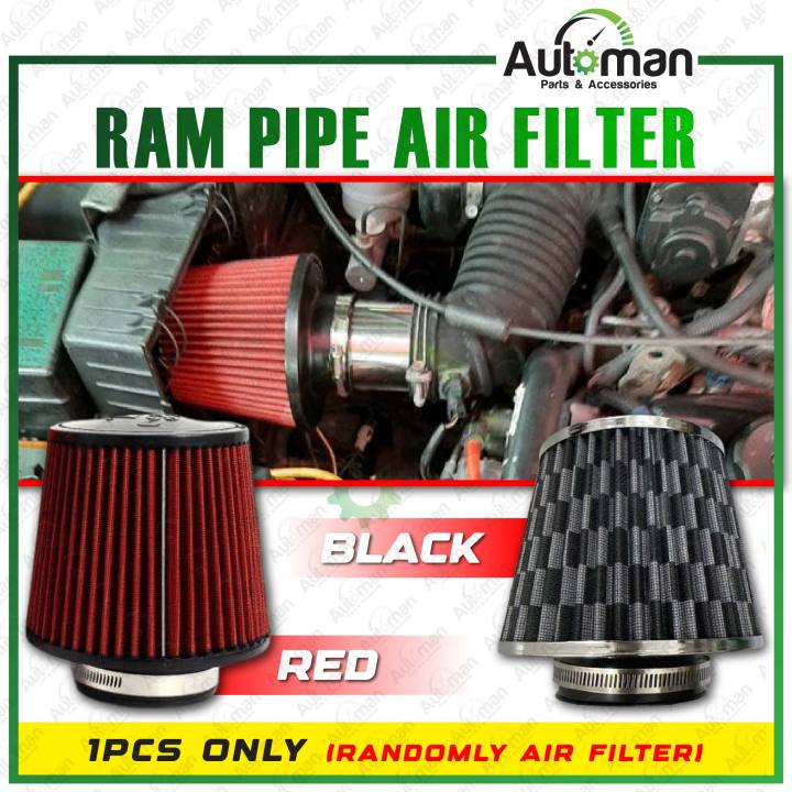 Universal Car Air Intake Ram Pipe Air Filter Random Air Filter Ram Pipe ...