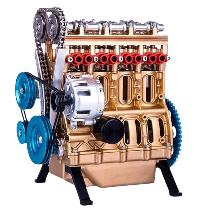 rego001 Engine Model Home Decoration Realistic Appearance Resin Craft 4 ...