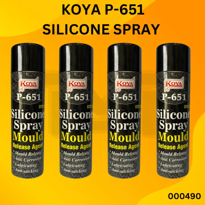 KOYA P-651 SILICONE SPRAY MOULD RELEASE AGENT 500ML | Lazada