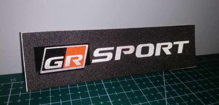GR sport decal for altis yaris hilux fortuner raize wigo vios corolla ...