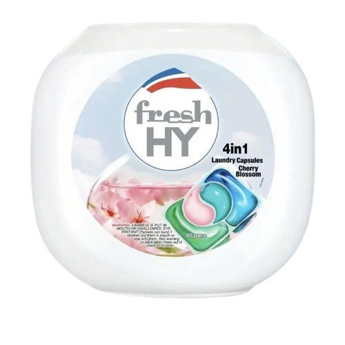 Fresh HY 4-in-1 Laundry Capsules 60 Pods - Rose/Lavender/Cherry Blossom (min 2) | Lazada Singapore