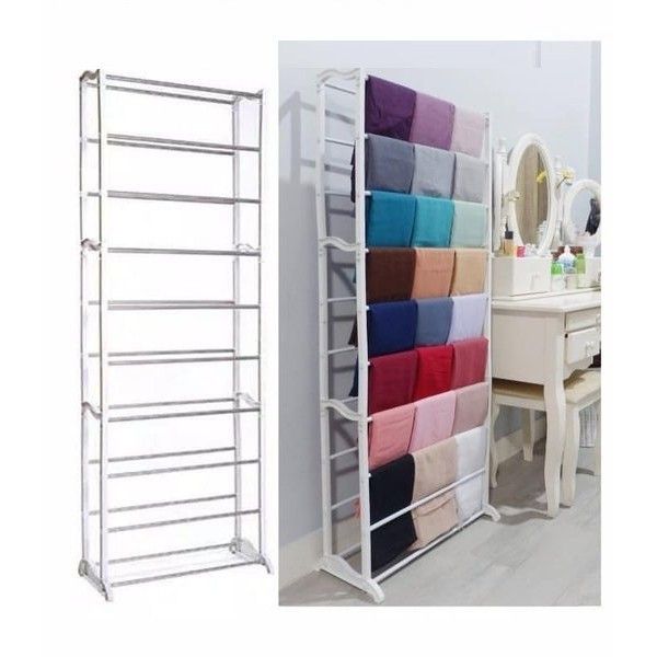 GANTUNGAN 10-level Reversible Multipurpose Hijab Rack/Hijab Hanger ...