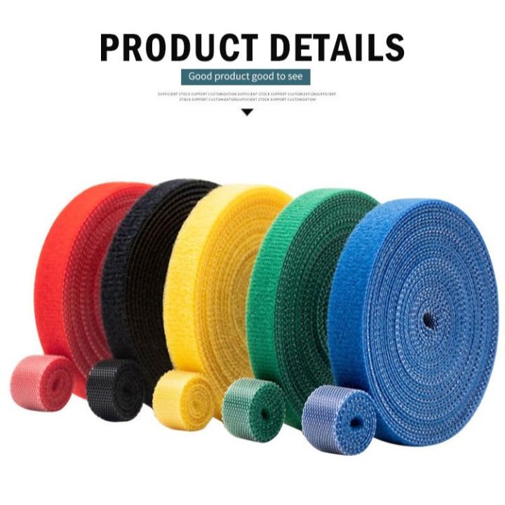 5M Cable Organizer Velcro Cable Ties Strap Reusable Strong Adhesion ...