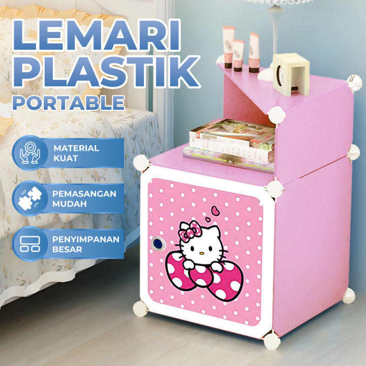 Meja sudut meja sisi lemari penyimpanan meja portable lemari serbagunia ...