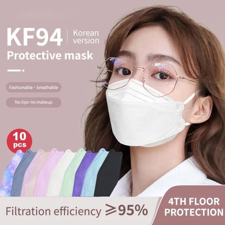 ส่งฟรี พร้อมส่งที่ไทย แพ็ค 10 ชิ้น แมสเกาหลี KF94 แมส 3D แมส 3 ชั้น แมส ...