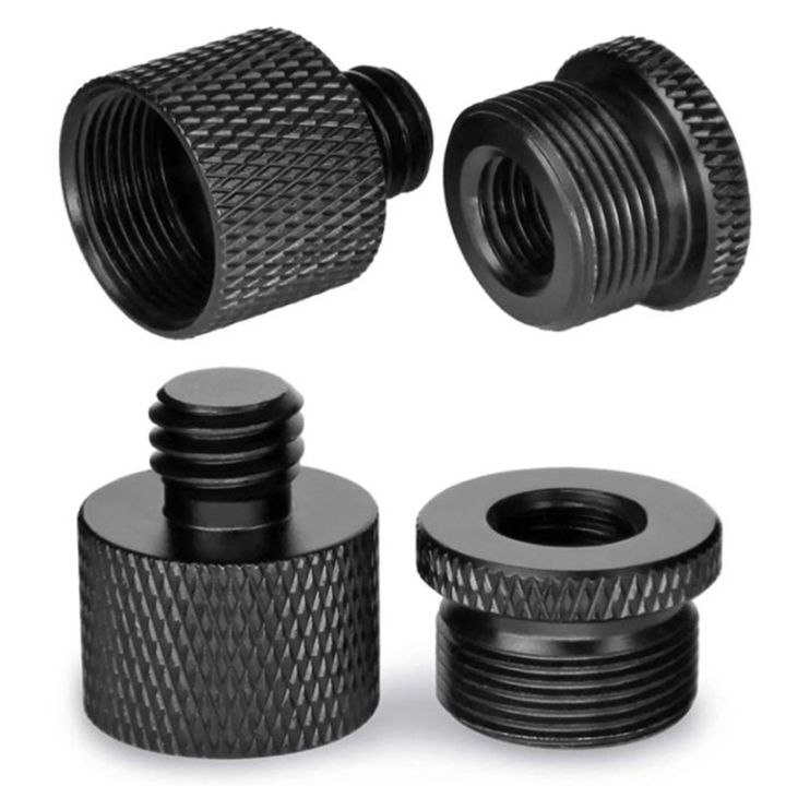 4 Pcs Mic Thread Adapter 5/8 Female to 3/8 Male and 3/8 Female to 5/8 ...