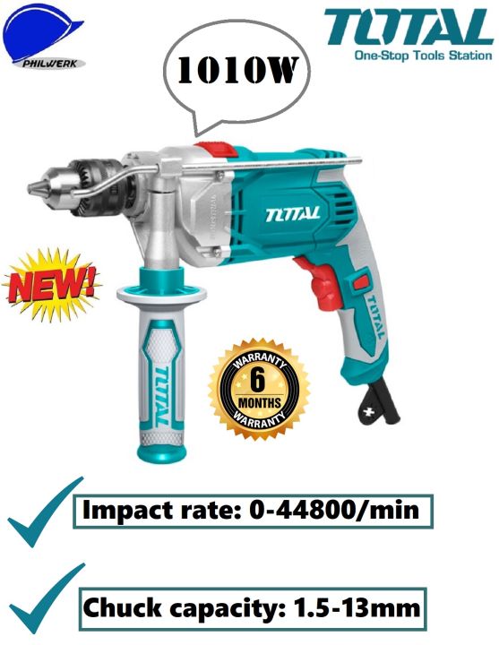 TOTAL impact drill 1010w TG111136 (Industrial) | Lazada PH