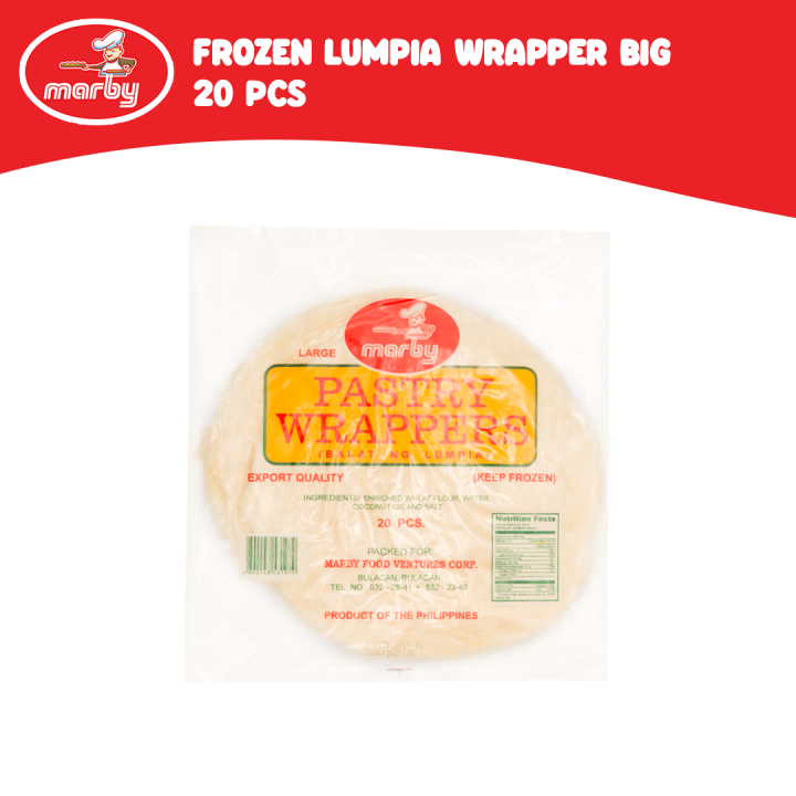Marby Frozen: Lumpia Wrapper Big - 20 pcs. | Lazada PH