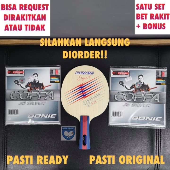 Bat Tenis Meja Donic Carbon Esprit Set | Lazada Indonesia
