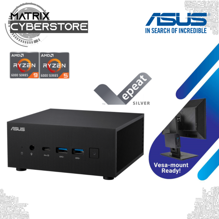 ASUS ExpertCenter PN53 Ultra-compact Barebone Mini PC - AMD Ryzen 6000H ...
