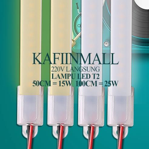 LAMPU T2 TUBE 15W 25W Lampu hias Lampu Led Meja Rias Make Up Lampu Kaca ...