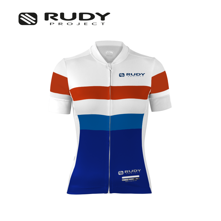 Rudy Project Women's Vintage Cycling Jersey in White Blue | Lazada PH