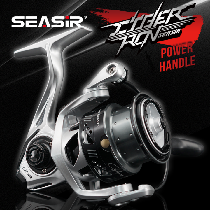 SEASIR CYBERRON Spinning Reel Power Handle 5+1BB 13KG/28LB Drag 5.7:1 ...