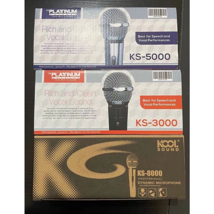 Original The Platinum Heavy Duty Microphone With 8 Meter Wire KS -5000 ...