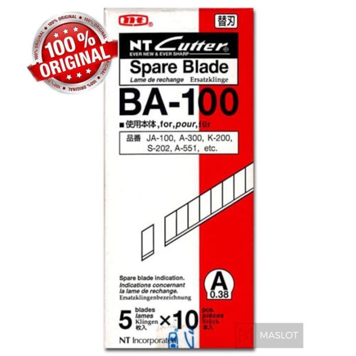 NT CUTTER Spare Blade BA-100 BA100 (ORIGINAL) Local Brand Dealer | Lazada