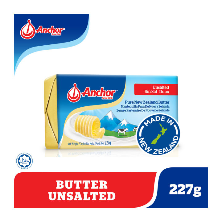 Anchor Unsalted Pure Butter 227G | Lazada Singapore