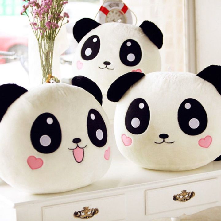 Boneka Bantal Panda / Boneka Bantal Kepala / Boneka Lucu / Boneka Imut ...