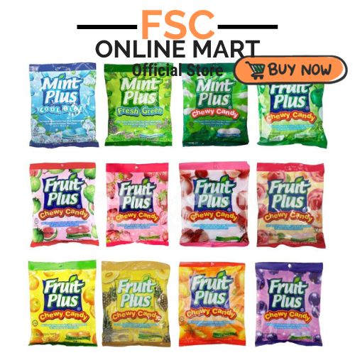[FSC] Kee Shan Fruit Plus Chewy Candy (Pouch) 120gm | Lazada