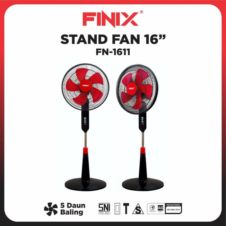 FINIX Kipas Angin Berdiri 16 Inch FN-1611 Stand Fan FN1611 | Lazada ...