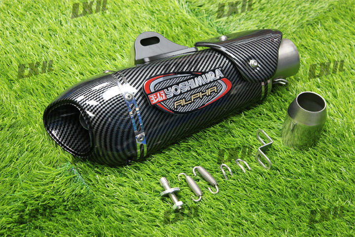 38-51mm Inlet Universal Yoshimura Ekzos Moto Exhaust Muffler Pipe ...