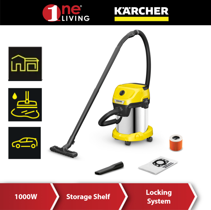 Karcher Wet And Dry Multi-purpose Vacuum Cleaner WD3 SV | Lazada