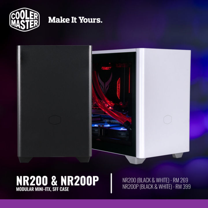 # Cooler Master MasterBox NR200 Series [NR200/NR200P] Mini-ITX Case ...