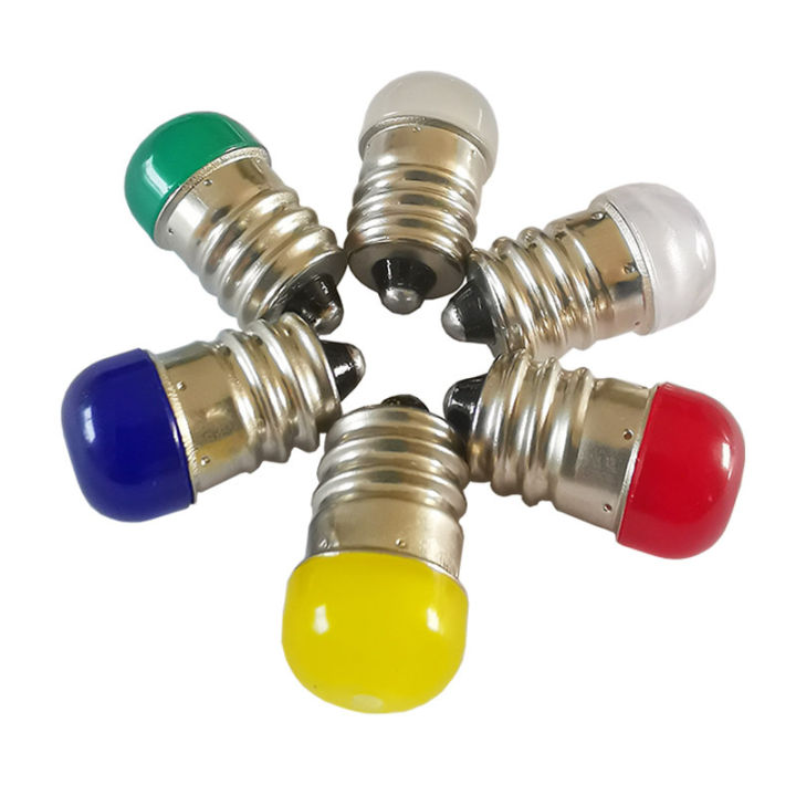 LED Indicator Light Instrument Light Car Light Flashlight Bulb E12 ...