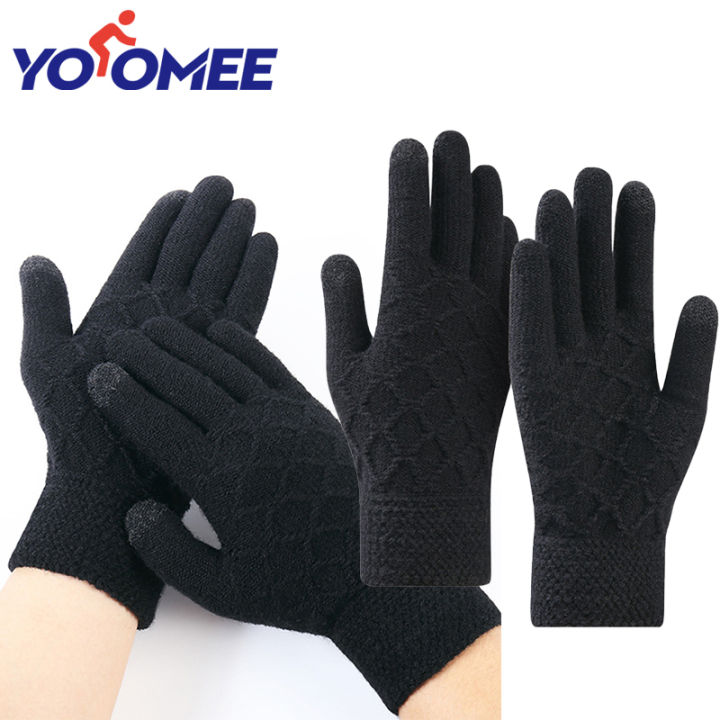 Yoomee Găng Tay Mùa Đông Dệt Kim Cho Nam Và Nữ, Đầu Ngón Tay Màn Hình ...