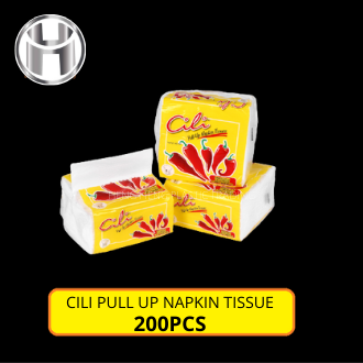 HENG HENG - CILI PULL UP NAPKIN TISSUE / TISSUE TARIK - 200PCS | Lazada