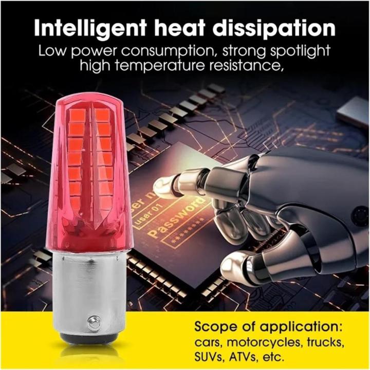 northword Motorcycle LED Lights 1157 LED Strobe Signal Blinker Stop ...