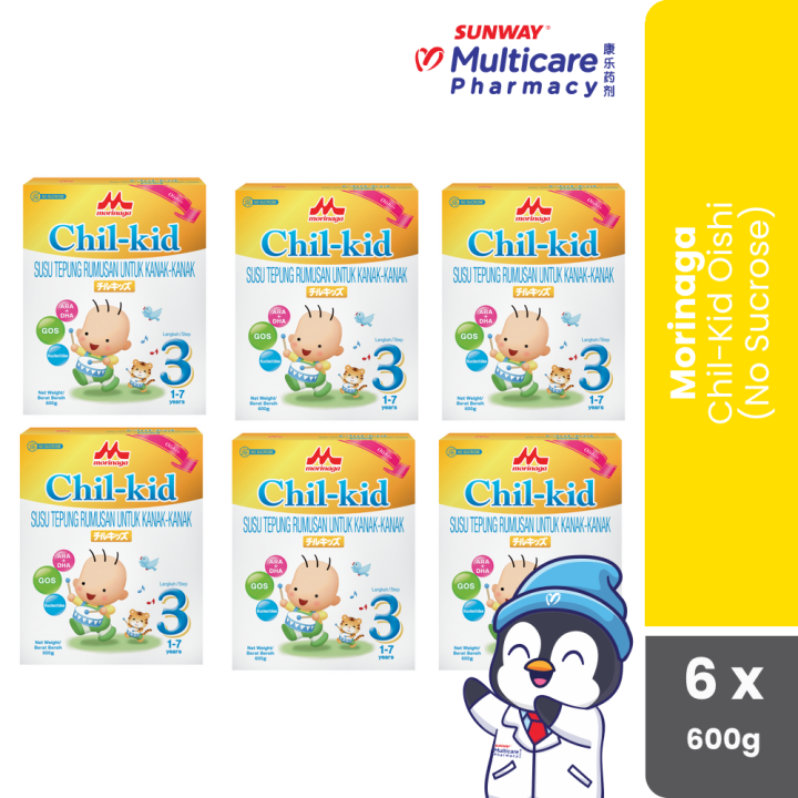 Morinaga Chil-Kid 600g x 6 units (1 carton) (No sucrose) CK600gx6 | Lazada