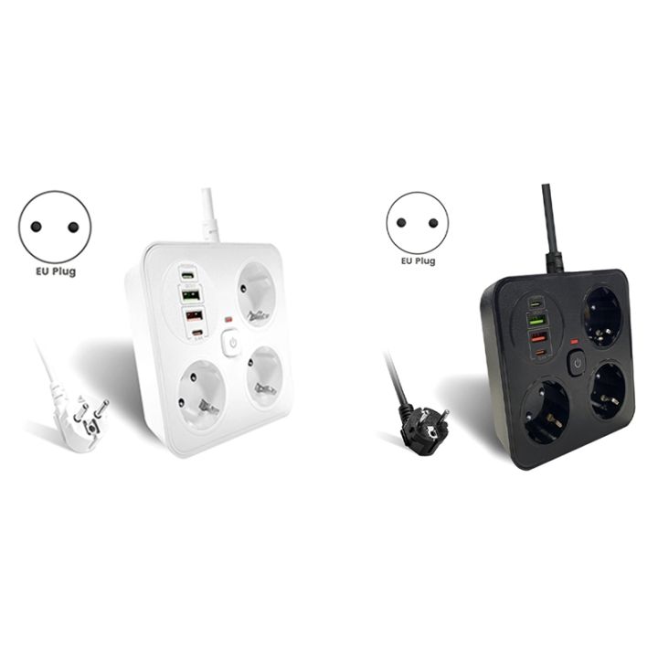 3AC Outlet Multitap Power Strip 2 Type C Extension Cord Electrical ...