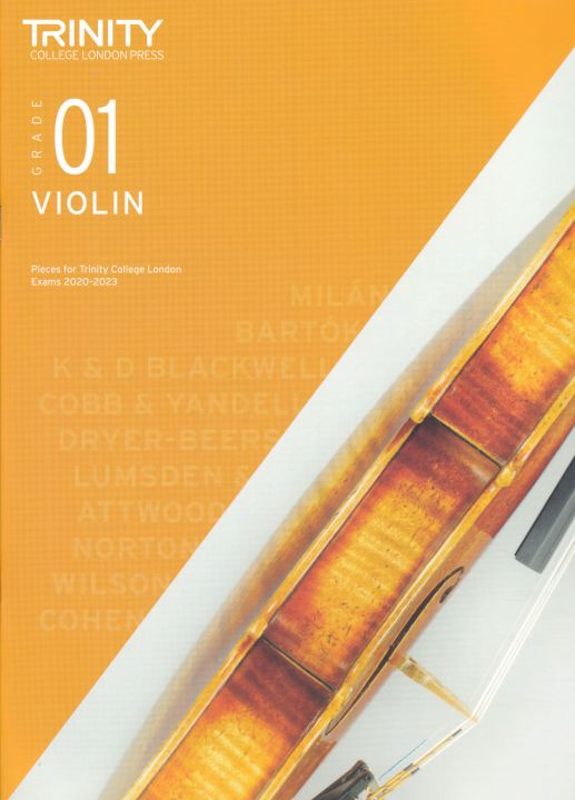Trinity College London Violin Exam Pieces 2020 2023 Grade 1 Lazada