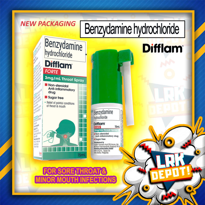 Difflam Forte Throat Spray 15mL for Sore Throat | Lazada PH
