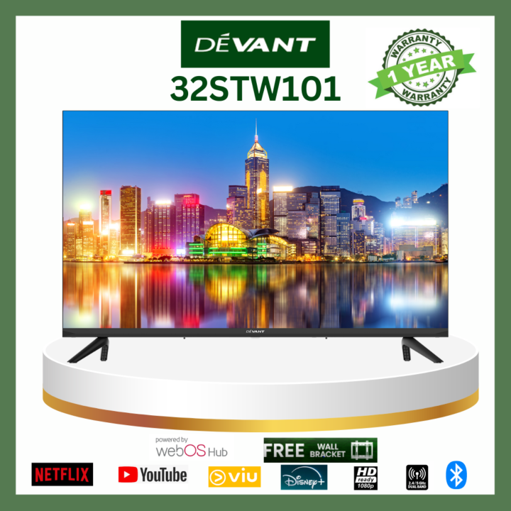 Devant 32 inch HD Ready Web OS TV, 32STW101 - Netflix, YouTube, Disney+ ...
