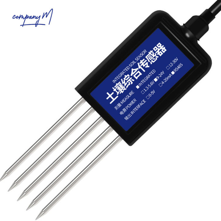 Soil sensor Temperature humidity PH conductivity 4-20mA Multi-parameter ...