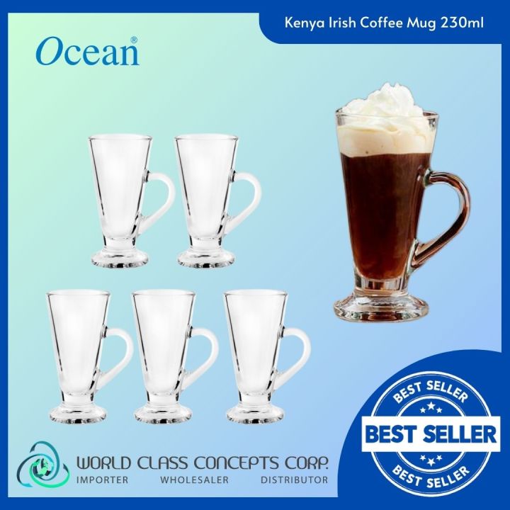 Ocean Glassware Kenya Irish Coffee Mug 230ml/ 8oz Set of 6(SM) | Lazada PH