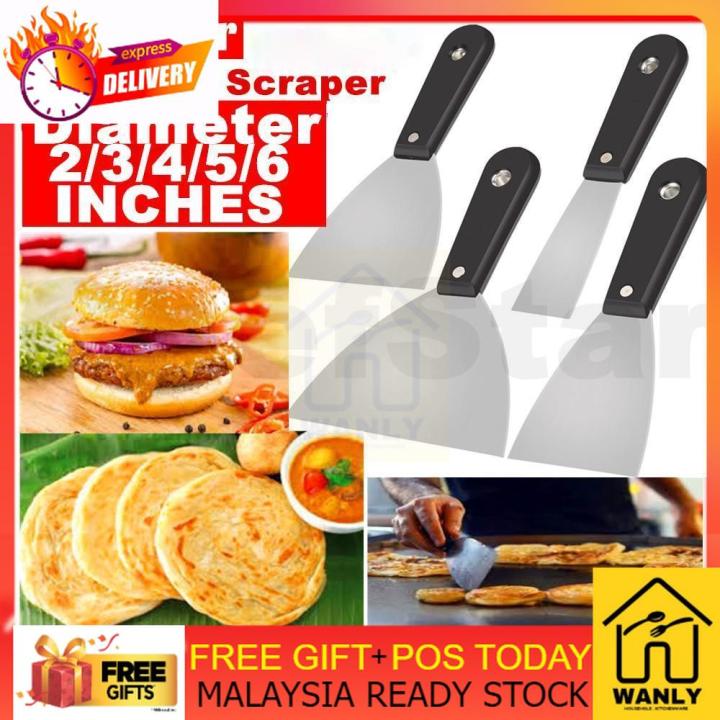 2/3/4/5/6CM Scraper Burger ChefStar Griddle Scraper Burger Flipper ...
