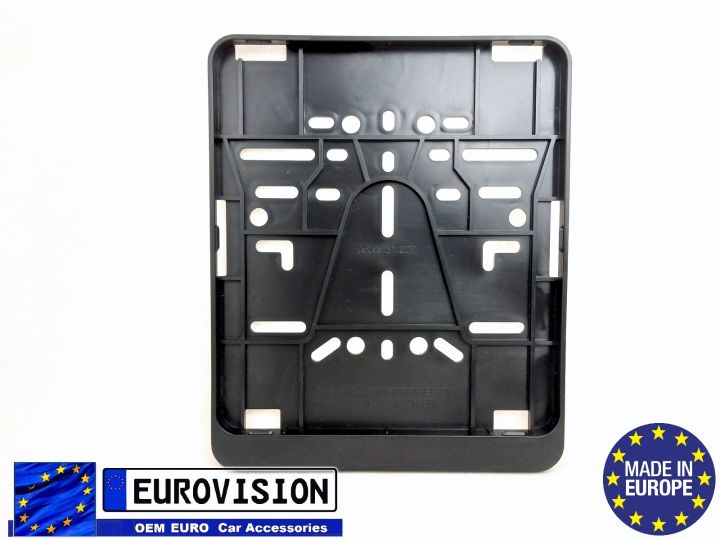 MOTORCYCLE EURO LICENSE PLATE FRAME / Scooter Plateholder for Europlate ...